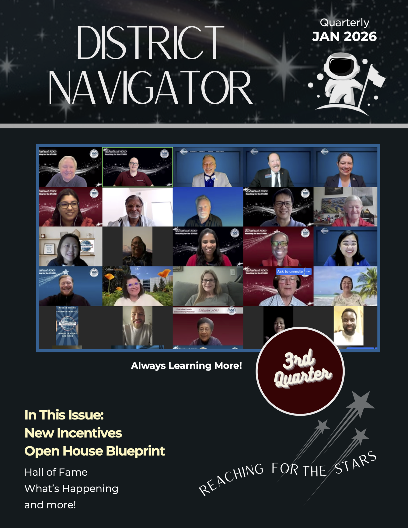 Quarterly Magazines - District 100 Toastmasters